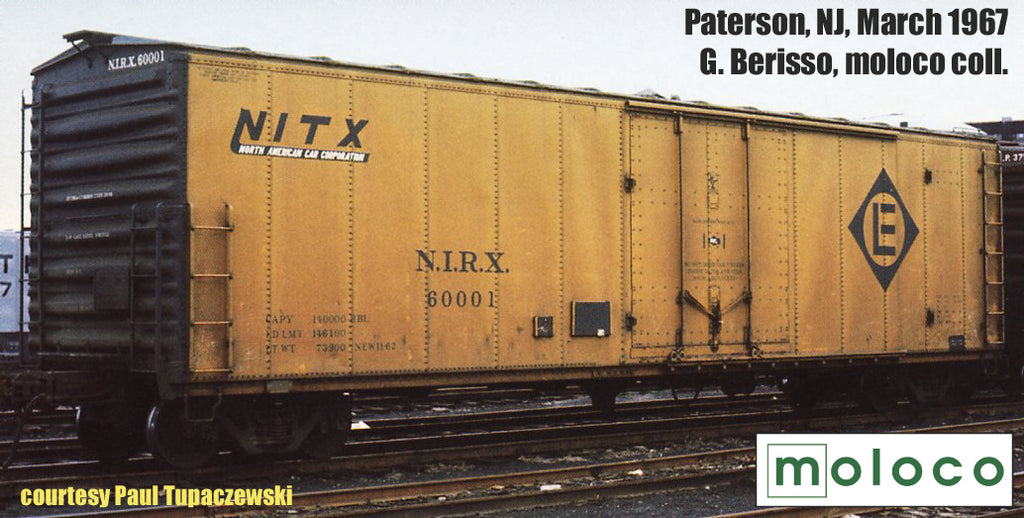51091 NIRX (EL leased) Delivery 1962, PCF 50' RBL Plt B 10-0 Offset Do ...
